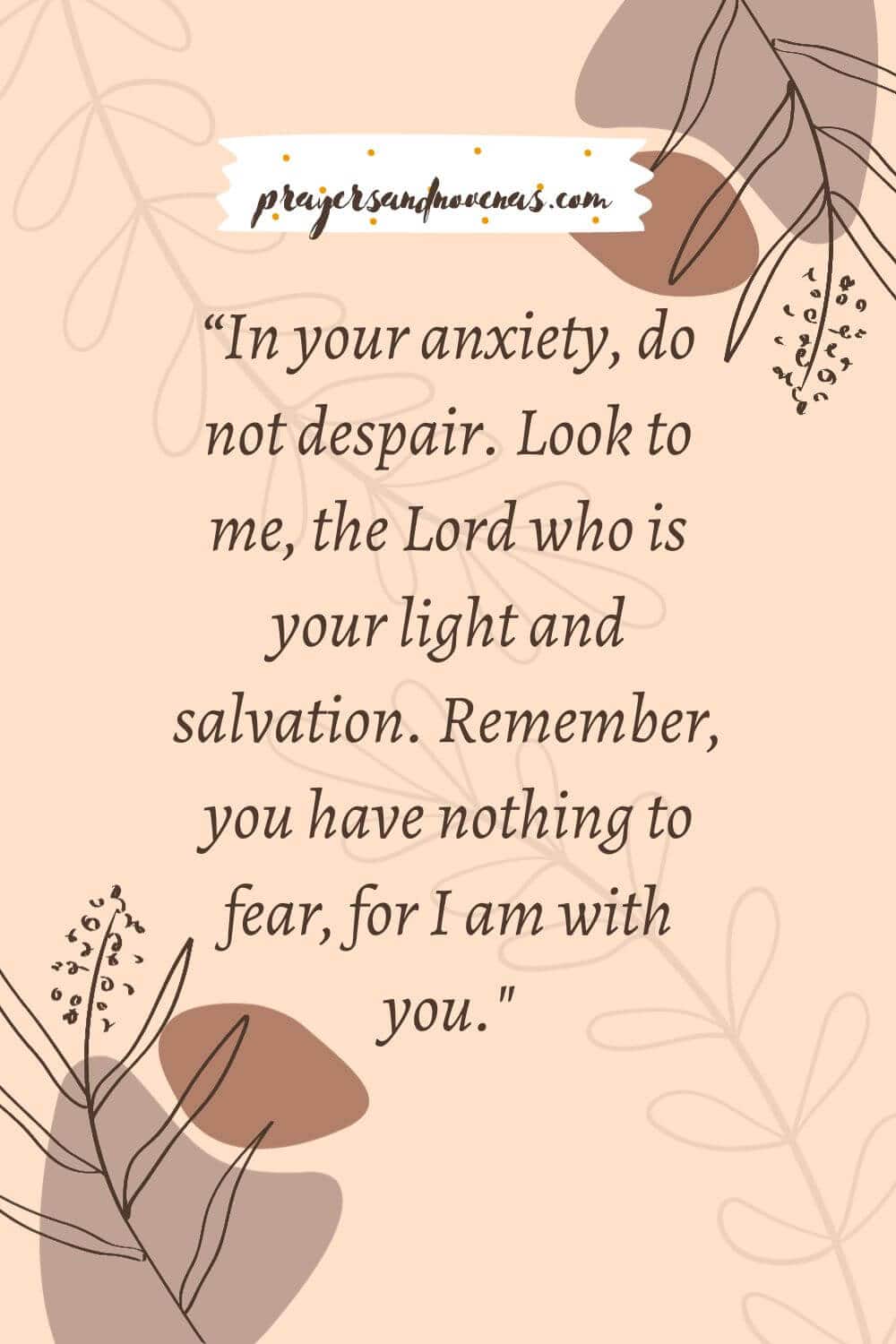 What would God Say to Your Anxiety?